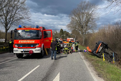 Unfall auf der B75 beim Westring